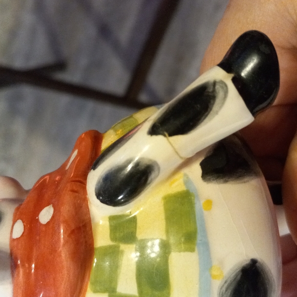 Hand Crafted | Art | Country Whimsical Cows Bobble Heads Ceramic | Poshmark